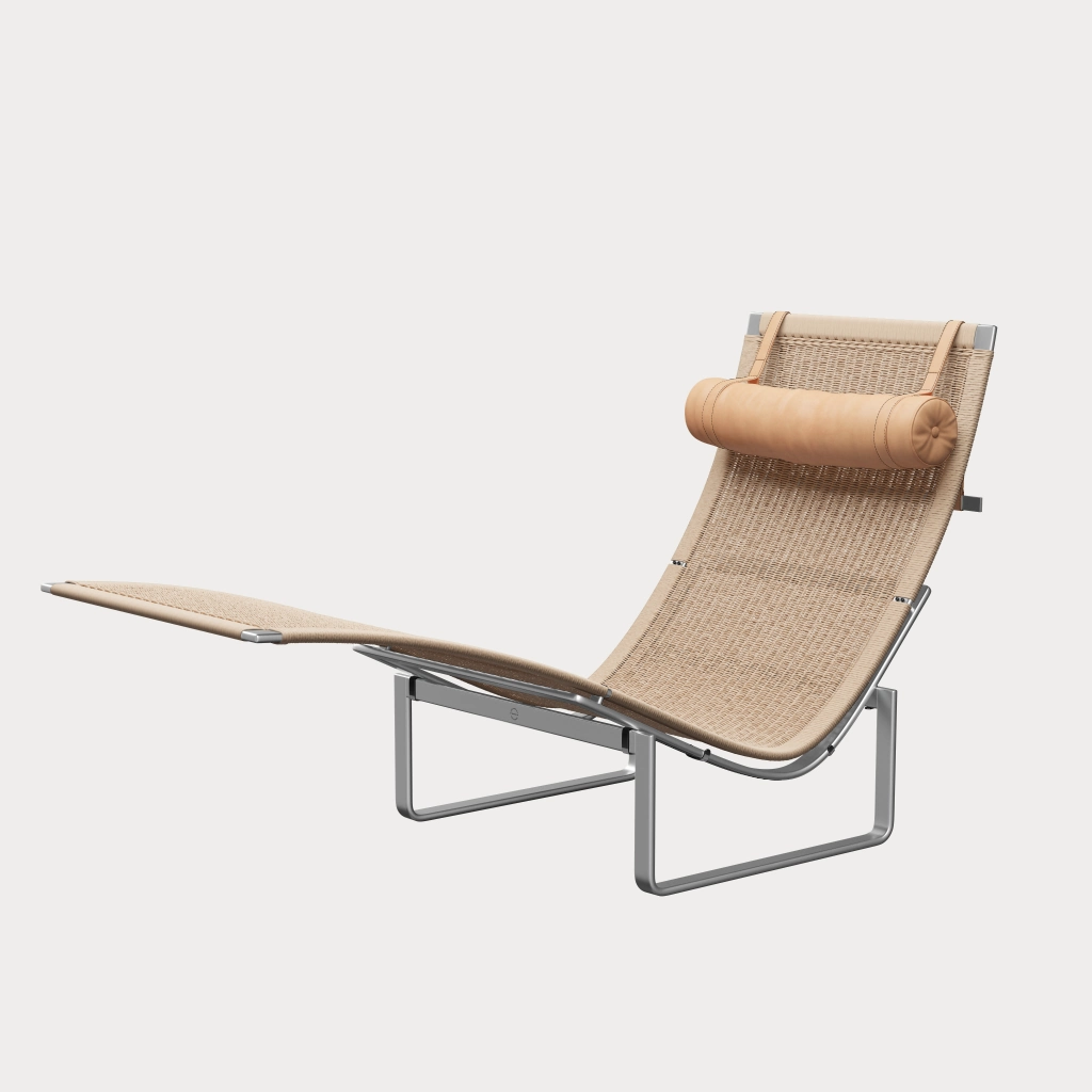 PK24 chair in wicker good designed